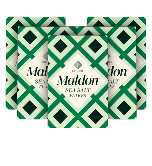 Maldon Sea Salt Flakes 127g Pack of 5 – British Gourmet Salt – British ...